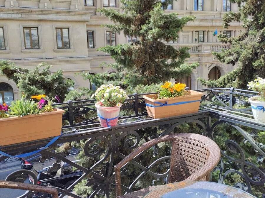 Quarto casal luxo | Terraço/pátio