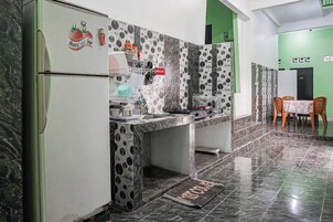 Espaço de cozinha compartilhada