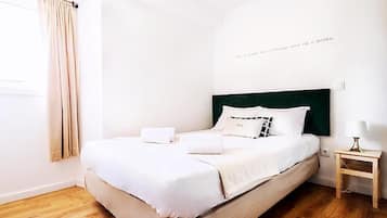 Wi-fi grátis, roupa de cama fornecida