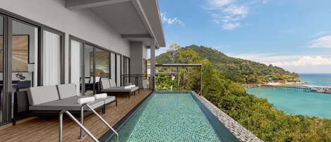 Villa Royal, 2 quartos | Roupa de alta qualidade, minibar, cofre no quarto, secretária