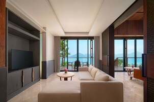 Vila, 1 cama King, terraço | Vista para praia/oceano