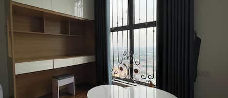 Quarto casal conforto de uso individual | Vista do quarto