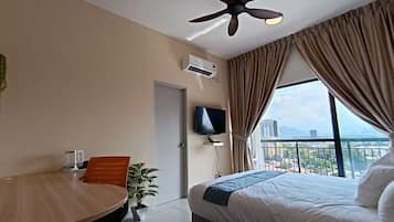 Apartamento, 1 quarto | 2 quartos, secretária, ferro/tábua de engomar, Wi-fi grátis