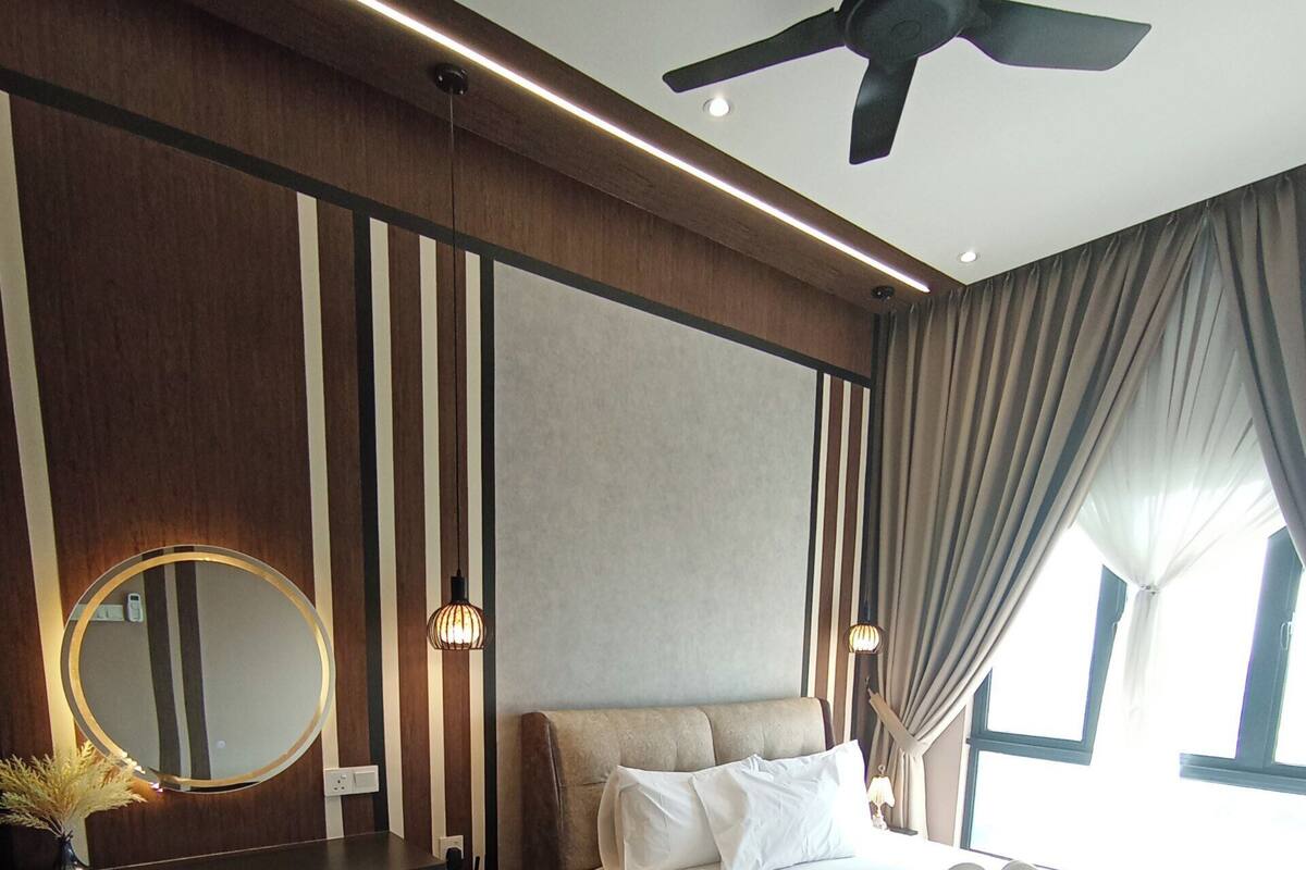 Apartamento de Luxo, 3 quartos, não fumadores, Vista para a cidade | Lençóis de algodão egípcio, roupa de alta qualidade 