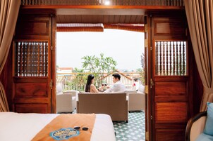 Suite Panorâmica, não fumadores | Roupa de alta qualidade, camas de colchão Select Comfort, secretária 