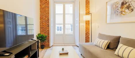 Apartamento Exclusivo, Vista para a cidade | Sala de estar