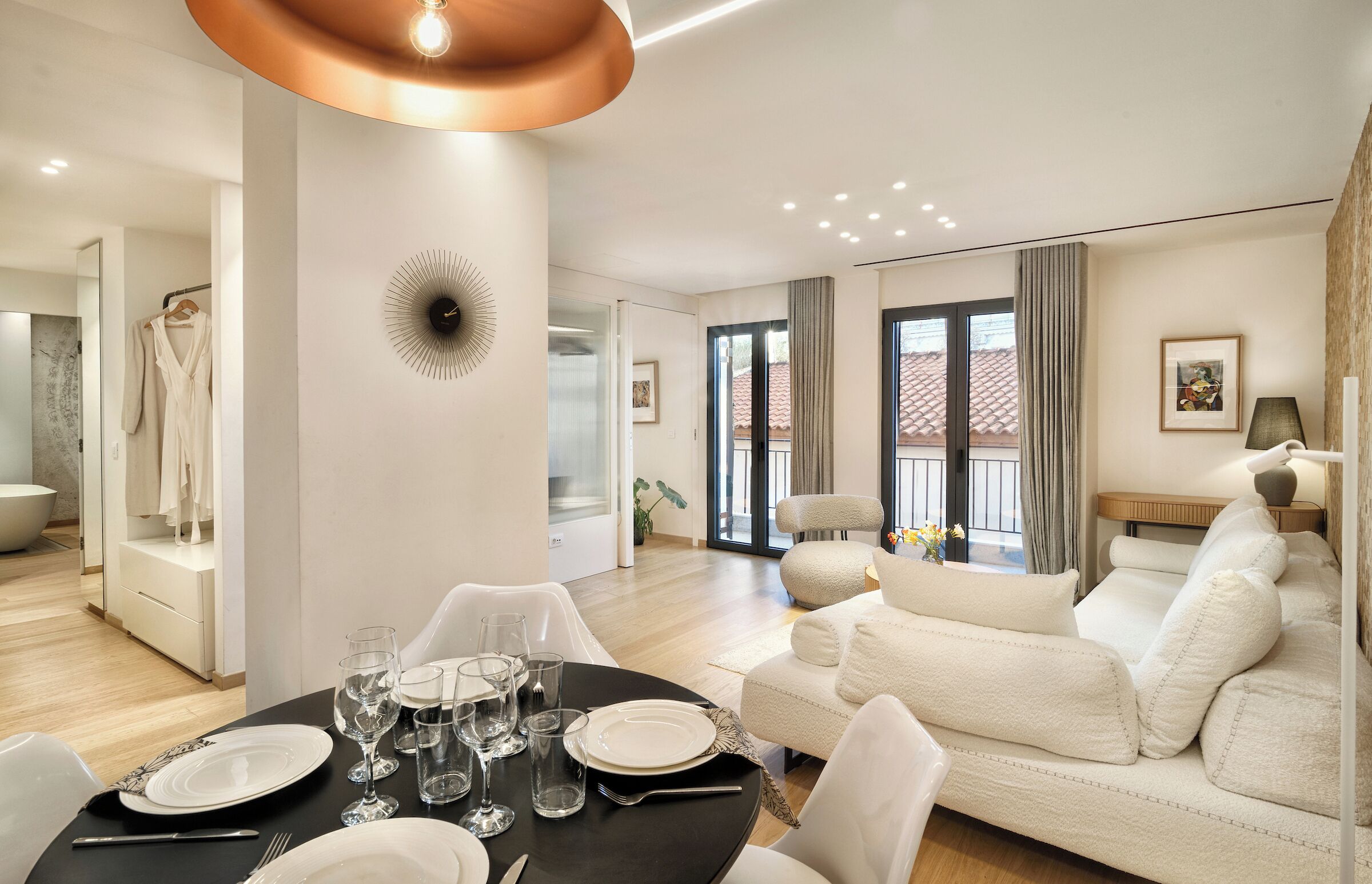 Apartamento Premium | Ferro/tábua de engomar, Wi-fi grátis, roupa de cama fornecida 