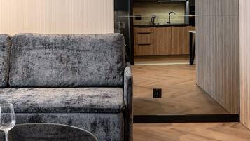 Apartamento Deluxe, não fumadores | Sala de estar