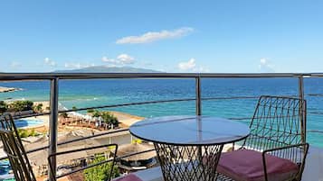 Quarto Duplo, vista para o mar | Varanda