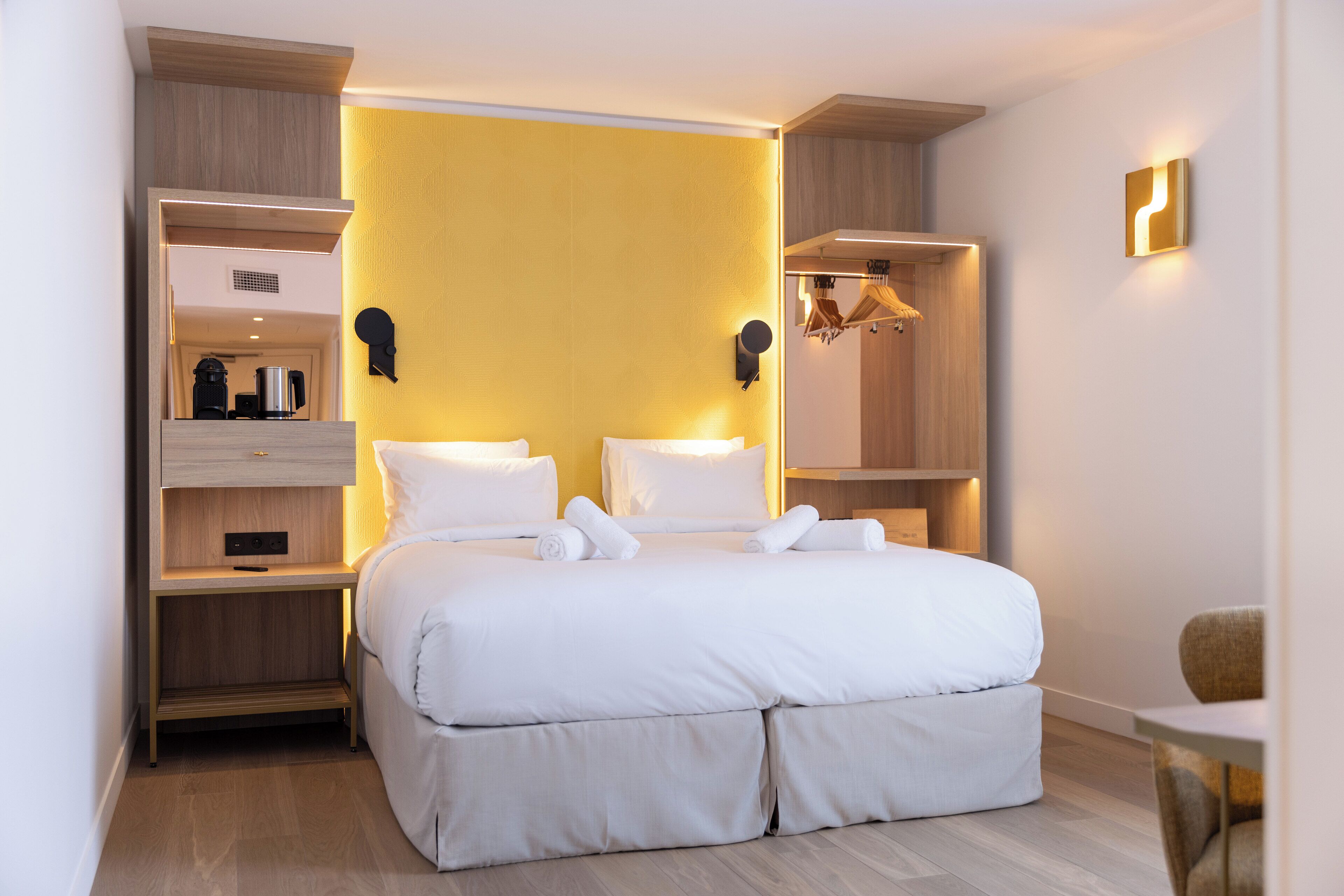 Quarto Superior, 1 cama de casal | Roupa de alta qualidade, camas de colchão Select Comfort 