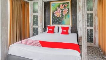 Quarto Duplo Deluxe | Wi-fi grátis, roupa de cama fornecida