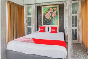 Quarto Duplo Deluxe | Wi-fi grátis, roupa de cama fornecida 