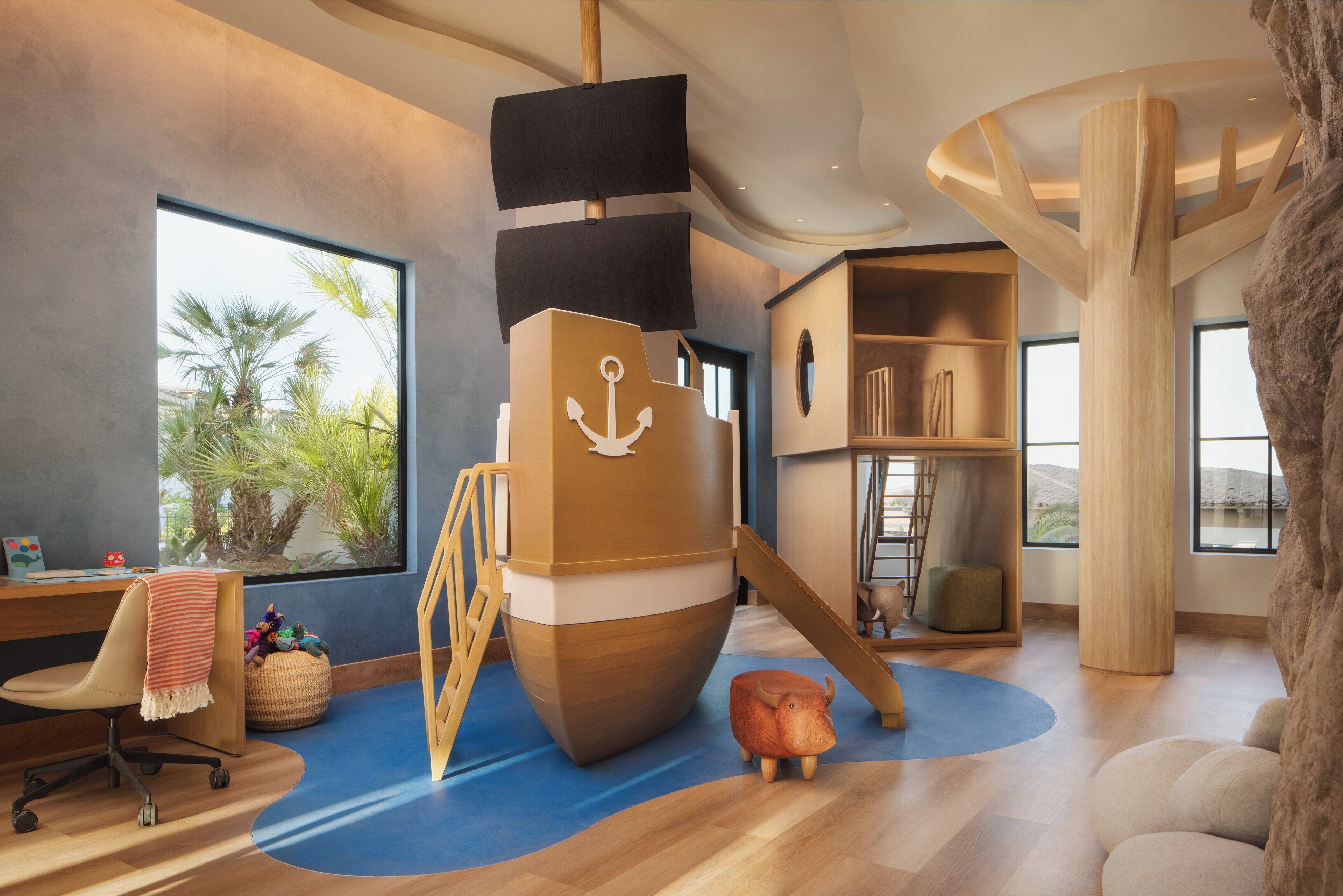 Área de recreio para crianças (coberta)