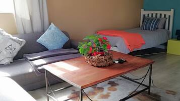 Apartamento, 1 quarto, varanda, vista para a montanha | Lounge