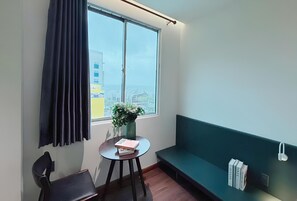 Quarto casal superior | Opções para refeição no quarto