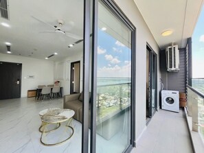 Apartamento Deluxe | 1 quarto, ferro/tábua de engomar, Wi-fi grátis, roupa de cama fornecida 