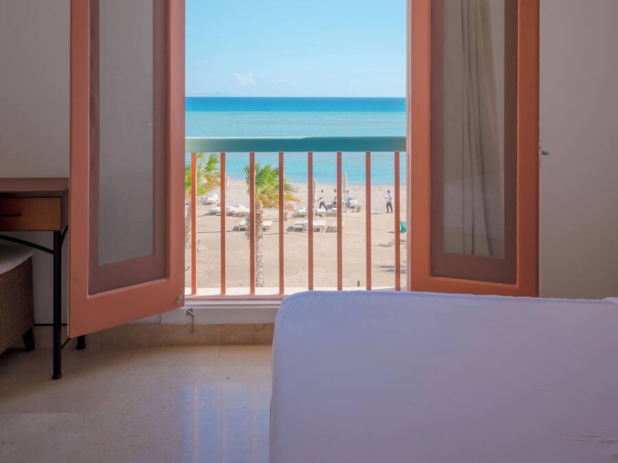 Apartamento de Luxo, 3 quartos, vista para o mar | 3 quartos, roupa de alta qualidade, ferro/tábua de engomar