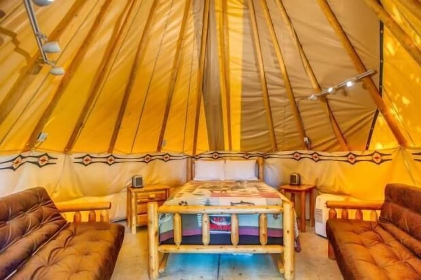 Teepee - Experience Something Truly Unique: A Teepee With A Door! - Bonnaroo Music And Art Festival