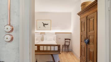 Suíte superior | 1 quarto, roupas de cama de algodão egípcio, roupas de cama premium