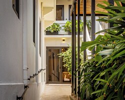 Entrada do alojamento