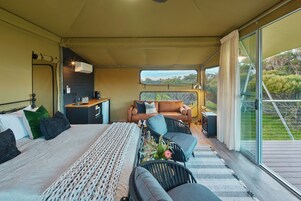 Tenda Deluxe | Roupa de alta qualidade, edredões de penas 