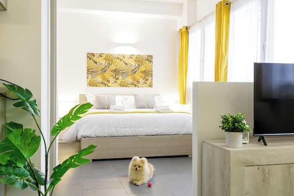 1 quarto, edredões de penas, camas de colchão pillowtop