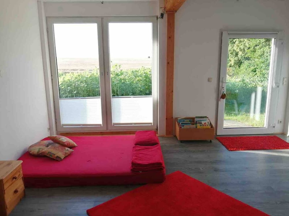 Bett Am Kornfeld - Ferienhaus Mitten Im Grünen Neben Pferdekoppel - Weimar