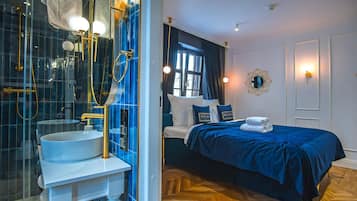Estúdio luxo | Wi-Fi de cortesia, roupa de cama