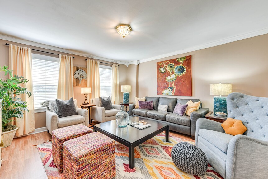 'The Farmhouse' In Fort Lawn W/ Fire Pit & Deck! - Lancaster, SC