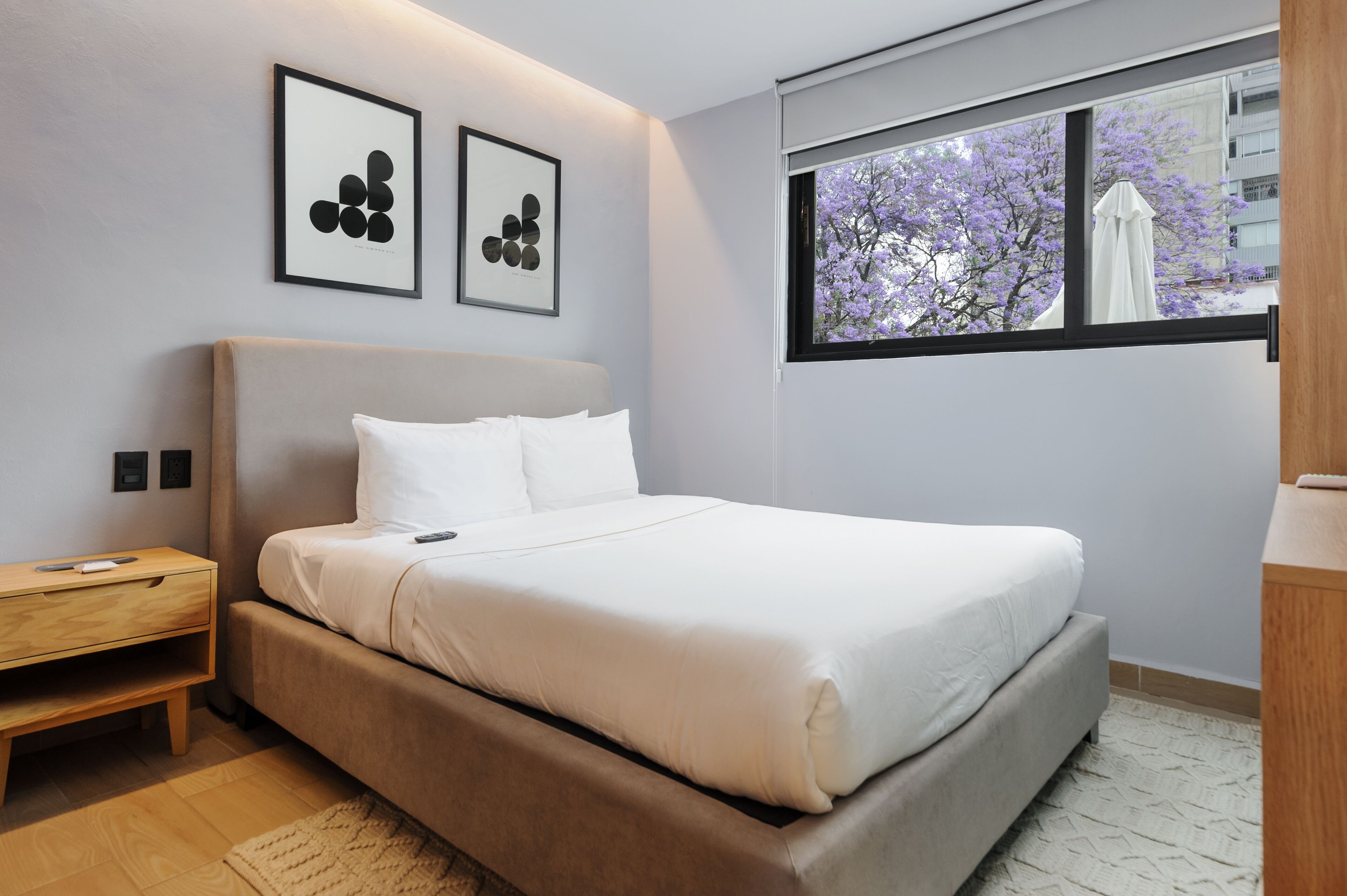 Apartamento (402) | 1 quarto, roupa de alta qualidade, ferro/tábua de engomar, Wi-fi grátis 