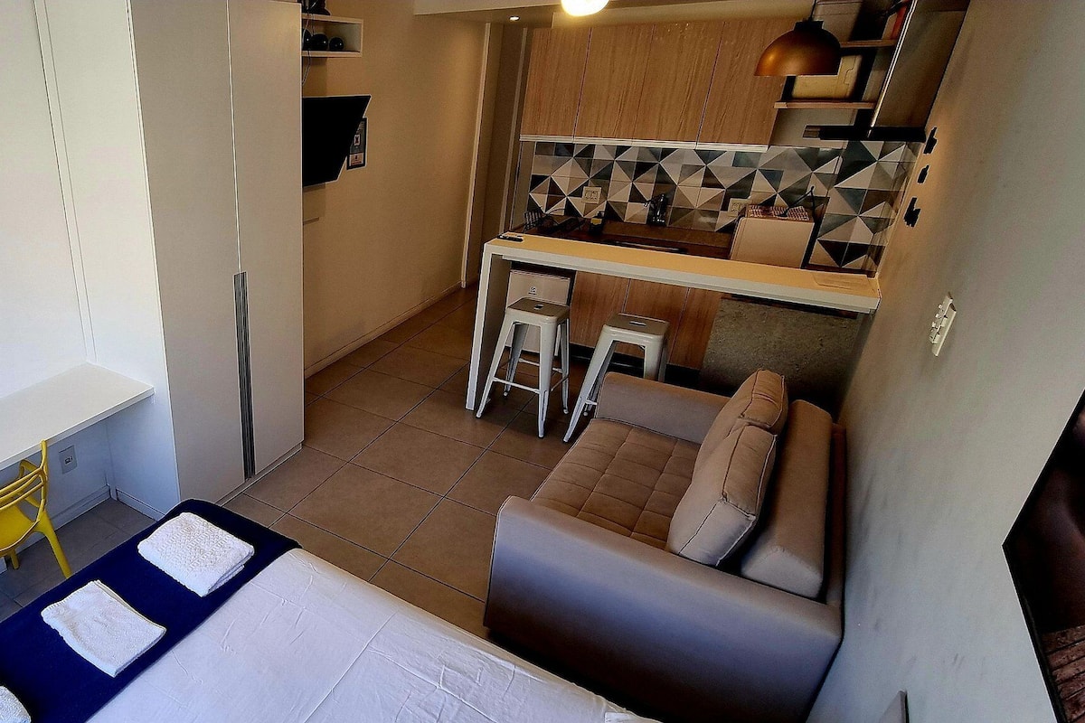 Apartamento Básico | Wi-fi grátis, roupa de cama fornecida