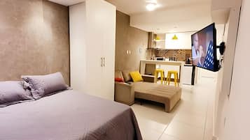 Apartamento | Wi-fi grátis, roupa de cama fornecida