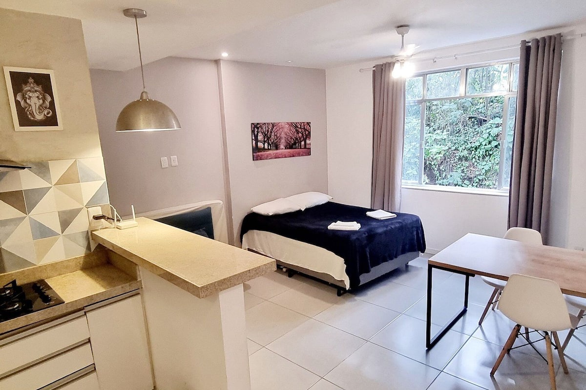 Apartamento | Wi-fi grátis, roupa de cama fornecida