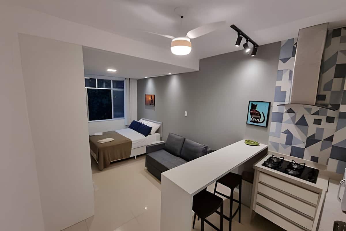 Apartamento Básico | Wi-fi grátis, roupa de cama fornecida