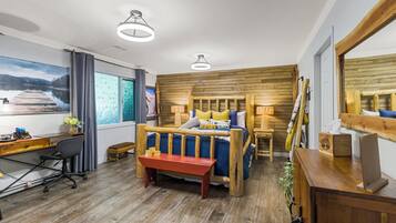 Apartamento luxo, 1 quarto, vista para o jardim | 2 quartos, roupas de cama de algodão egípcio, roupas de cama premium