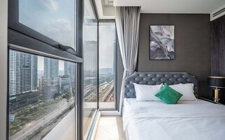 Apartamento Deluxe, 3 quartos, varanda, Vista para a cidade