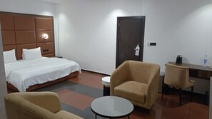 Quarto Executivo | Cofre no quarto, secretária, quartos insonorizados, Wi-fi grátis