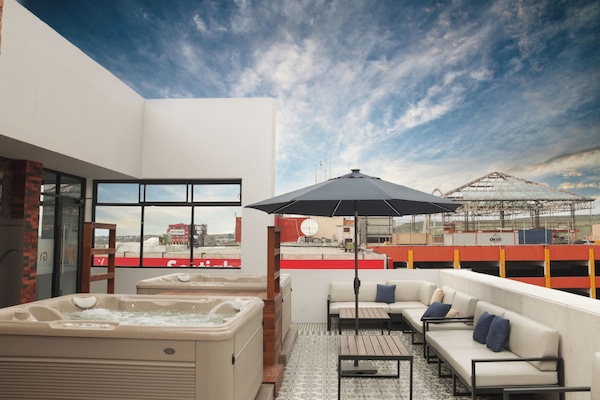 Terraço no piso superior