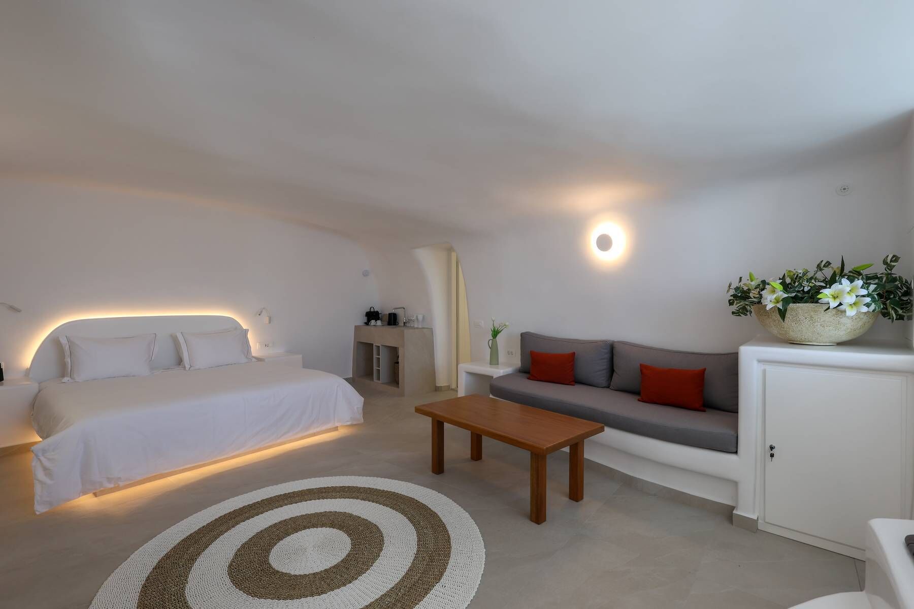 Suite Júnior (Caldera View and Indoor Hot tub) | Roupa de cama fornecida 