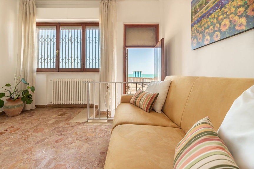 Confortable Appartement Pour 6 Personnes Avec Wifi, Tv Et Vue Panoramique - Porto Recanati