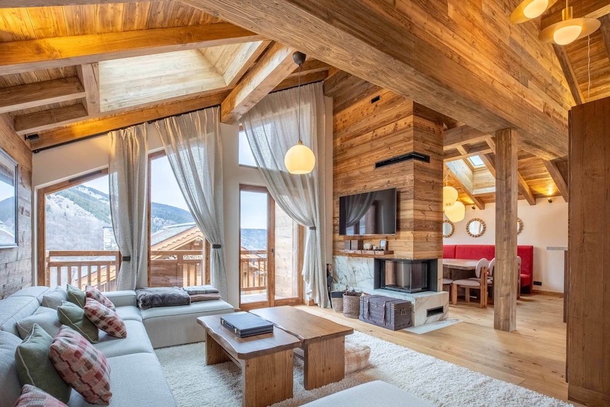 Chalet Yolo : Piscine, Jacuzzi, Sauna, Hammam Et Salle Cinéma - Les Menuires