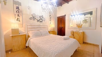 Quarto casal superior | Roupas de cama premium