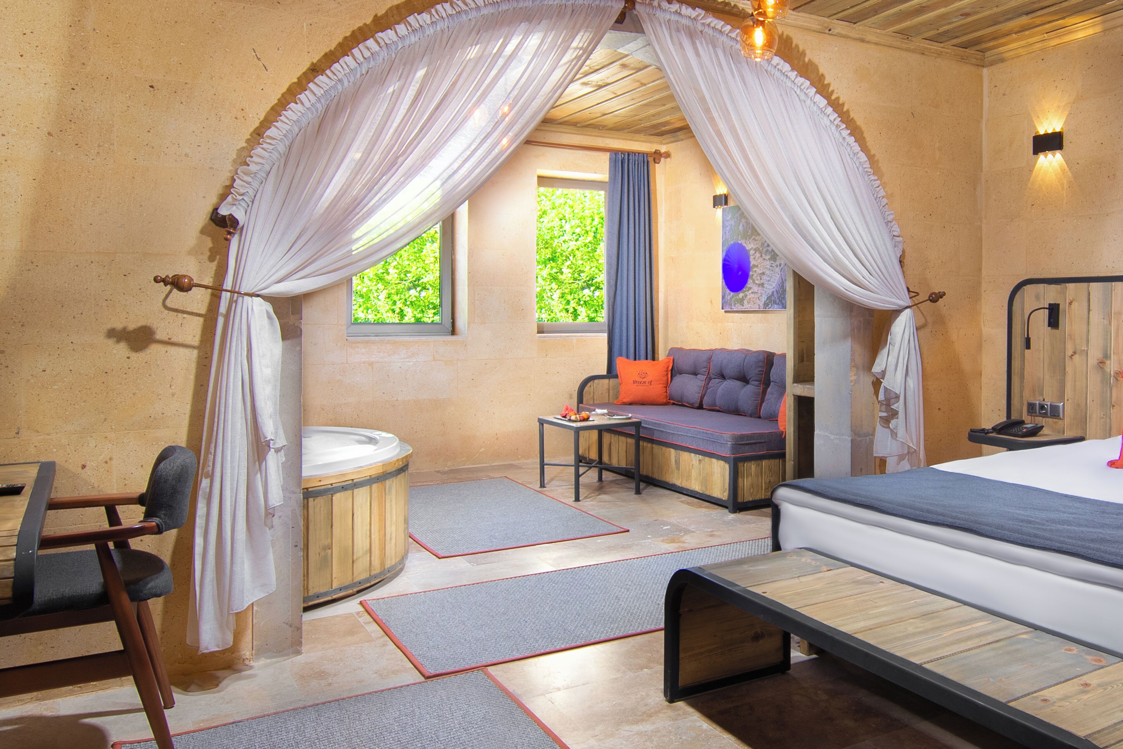 Suite Royal, banheira de hidromassagem | Lençóis de algodão egípcio, roupa de alta qualidade 