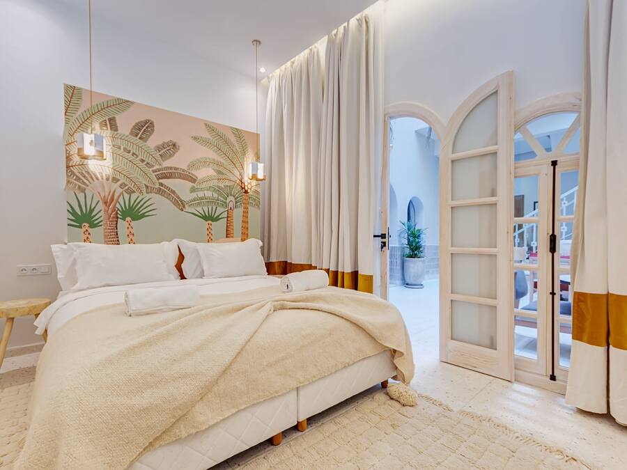 Quarto casal ou duplo premium, acessível, banheiro privativo | Roupas de cama premium, cofres nos quartos