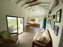 Casa de Campo, vista para o oceano | Sala de estar
