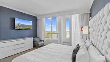 Apartamento de Luxo | 1 quarto, roupa de alta qualidade, secretária, ferro/tábua de engomar
