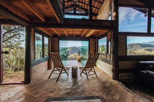 Cabana Loft Rústico com Hidro | Área de estar