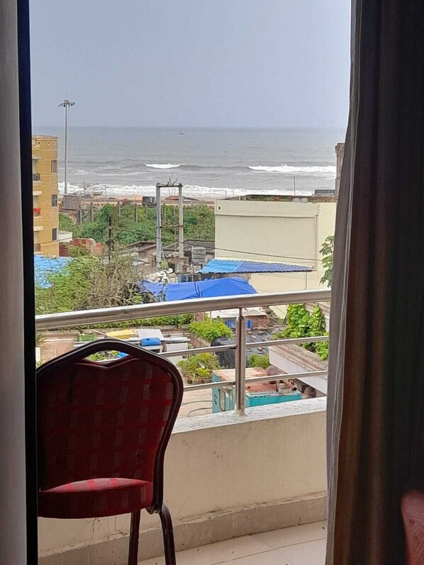 Quarto Deluxe, 1 quarto | Vista da varanda