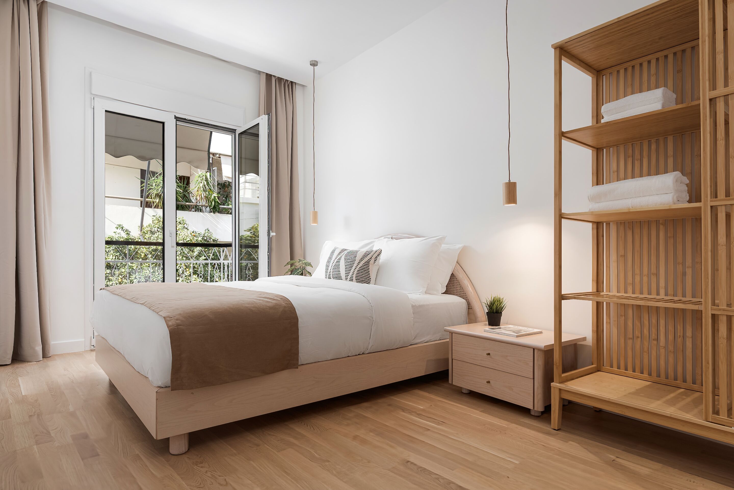 Apartamento Premier, 3 quartos, não fumadores, vista para a colina | Lençóis de algodão egípcio, roupa de alta qualidade 