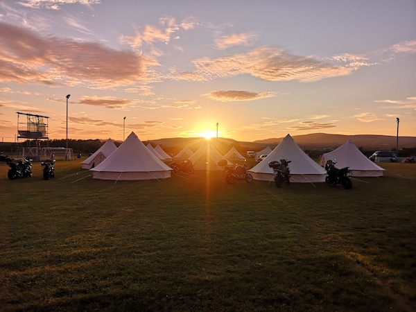 Nine Yards Bell Tents @ The Tt Castletown - Isle of Man